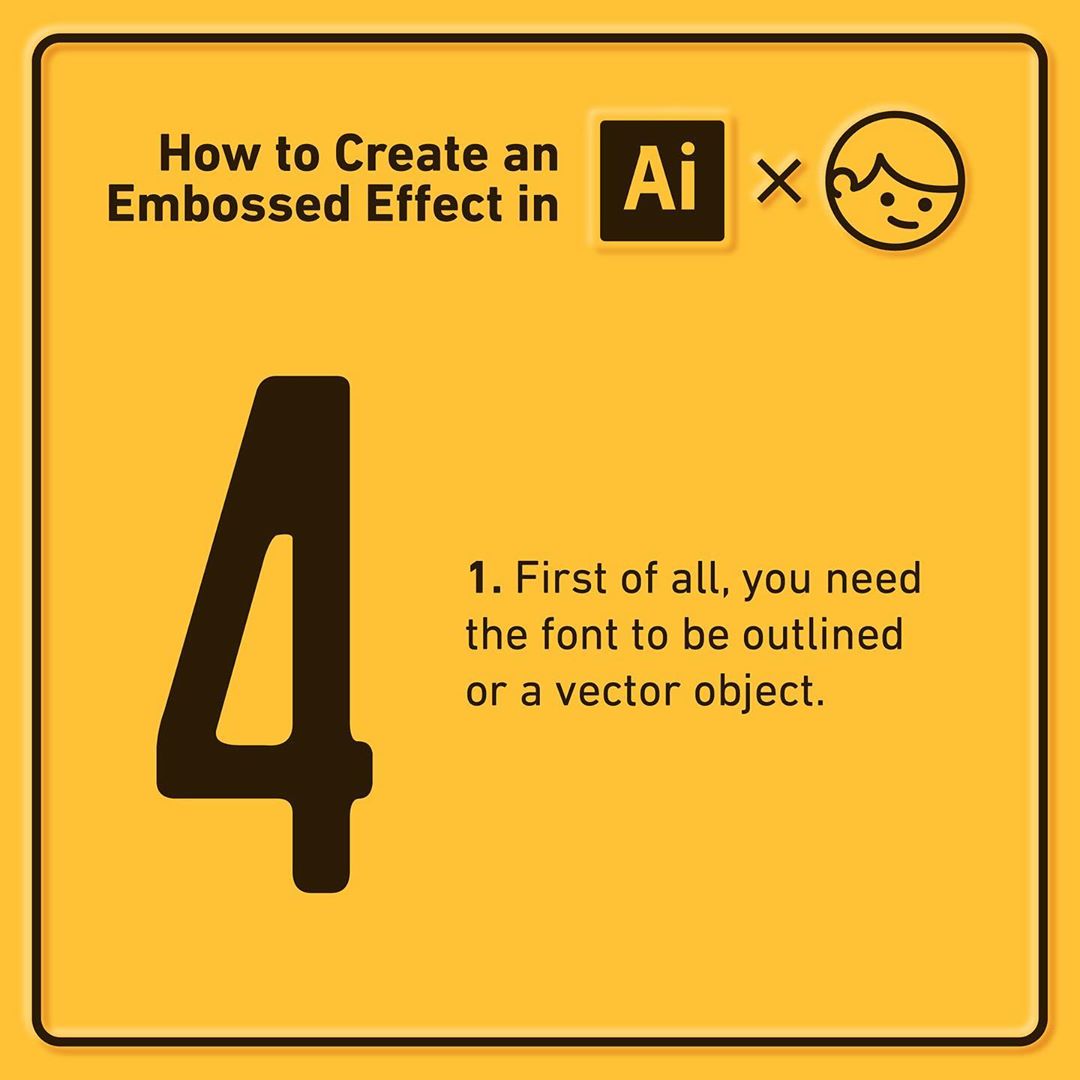 How To Create An Embossed Effect In Adobe Illustrator The Schedio